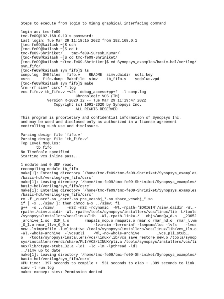 Sync - Fifo - From Login To Gui Waves | PDF | Computer Science | Computing