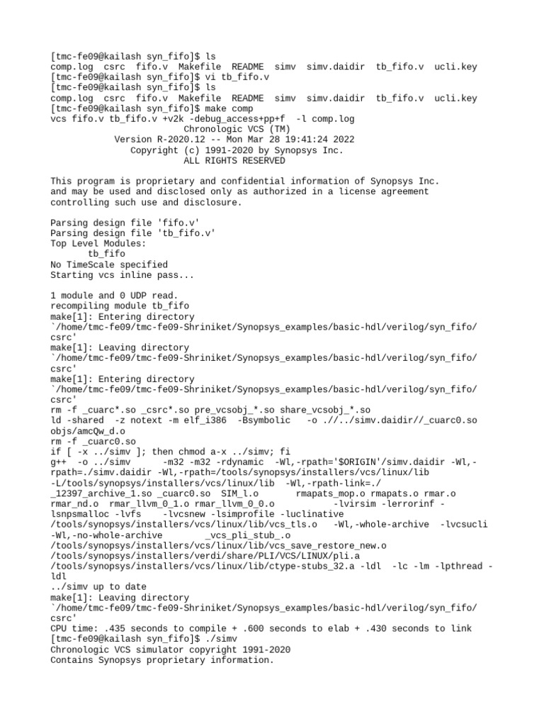 Sync Fifo | PDF | Computing | Computer Architecture