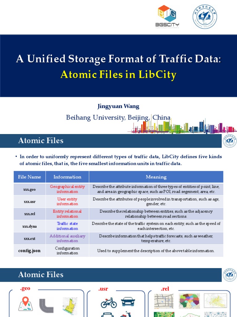 A Unified Storage Format of Traffic Data Atomic Files in LibCity | PDF ... A Unified Storage Format of Traffic Data Atomic Files in LibCity | PDF ...