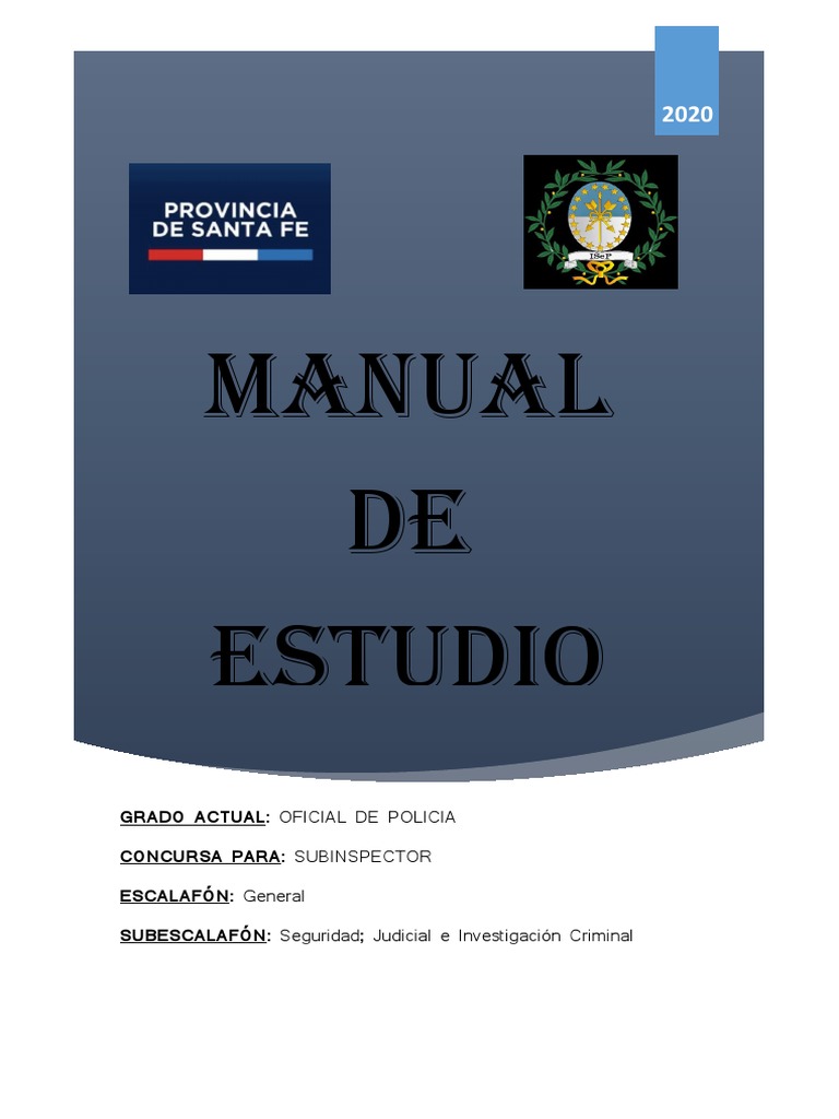 Manual Oficial de Policia. Seguridad PDF | PDF