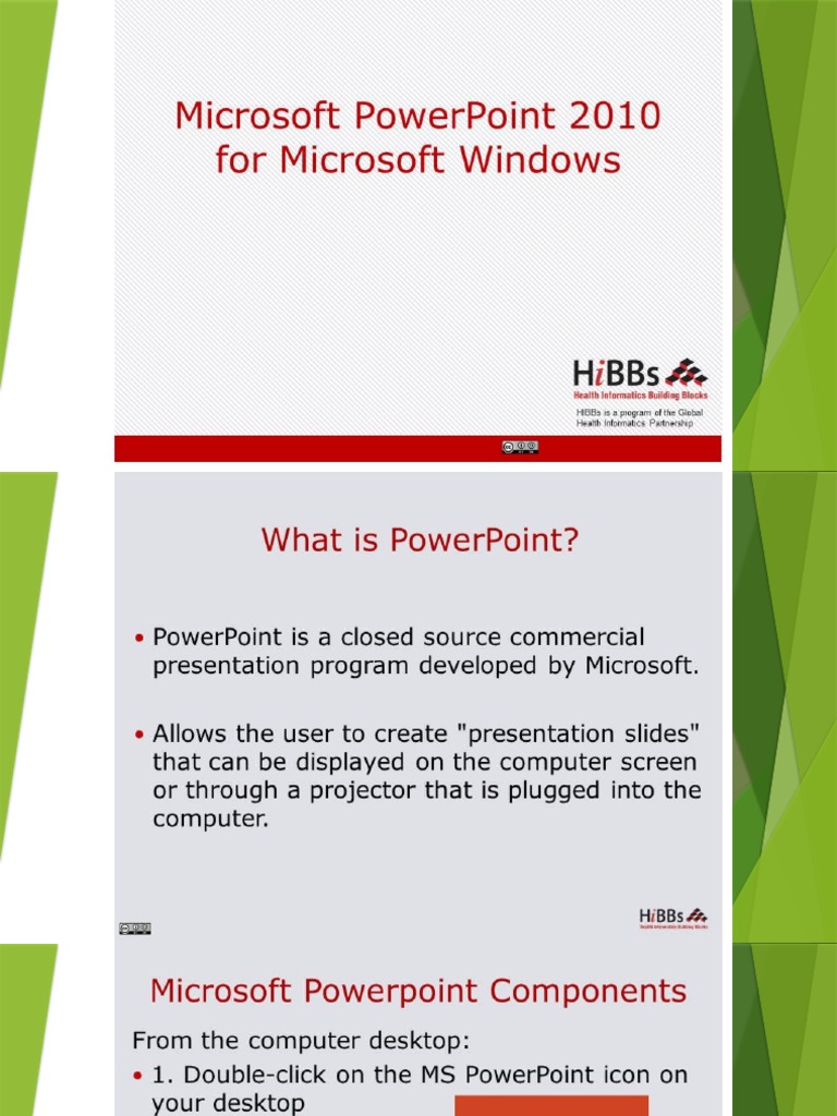 MS Powerpoint Lecture | PDF