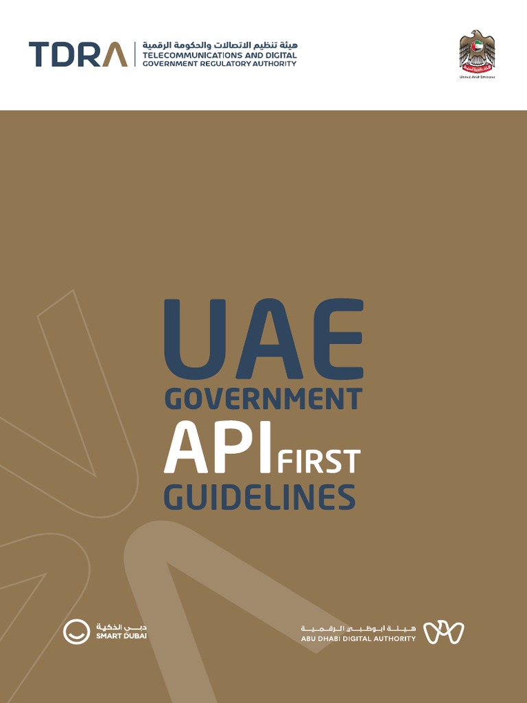 UAE Government API Guidelines-First Version | Download Free PDF | Standardization ...
