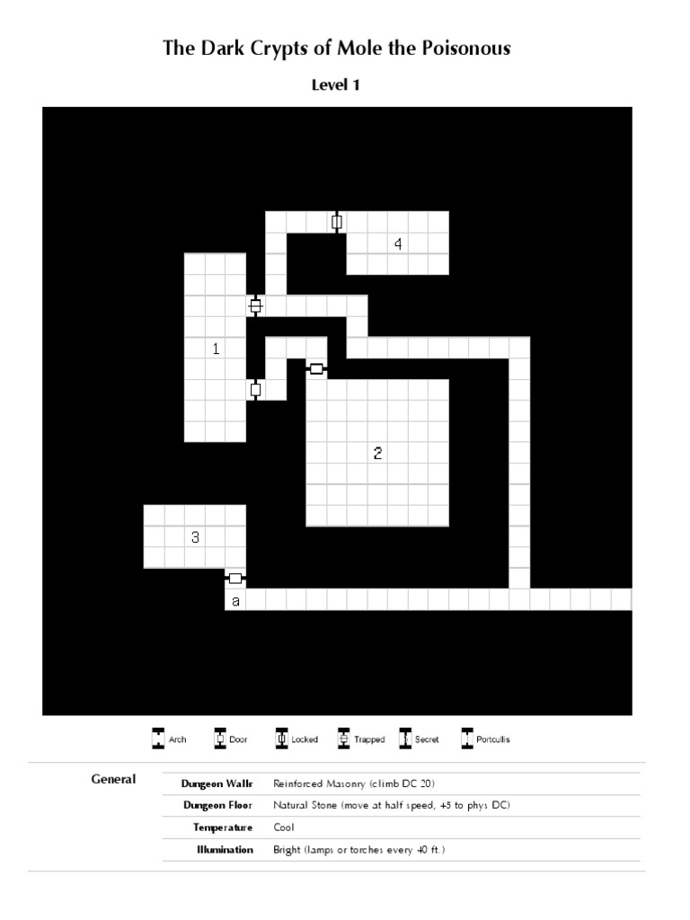 The Dark Crypts of Mole the Poisonous 01 | PDF