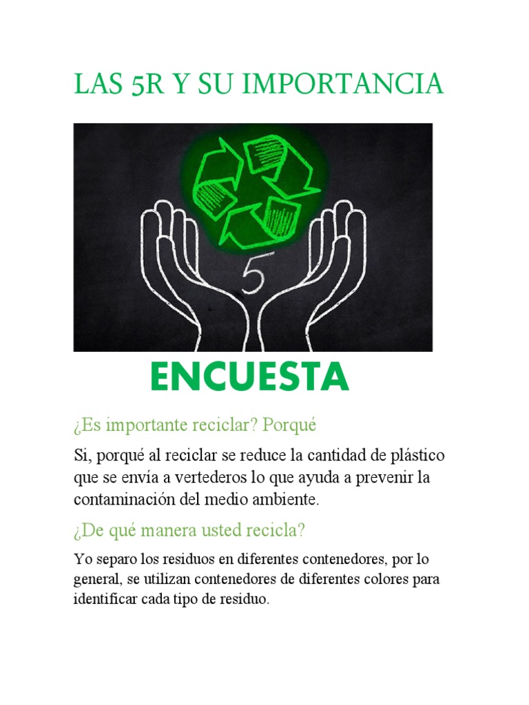 Las 5 R | PDF