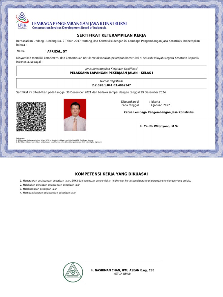 1 SKT Jalan AFRIZAL | PDF