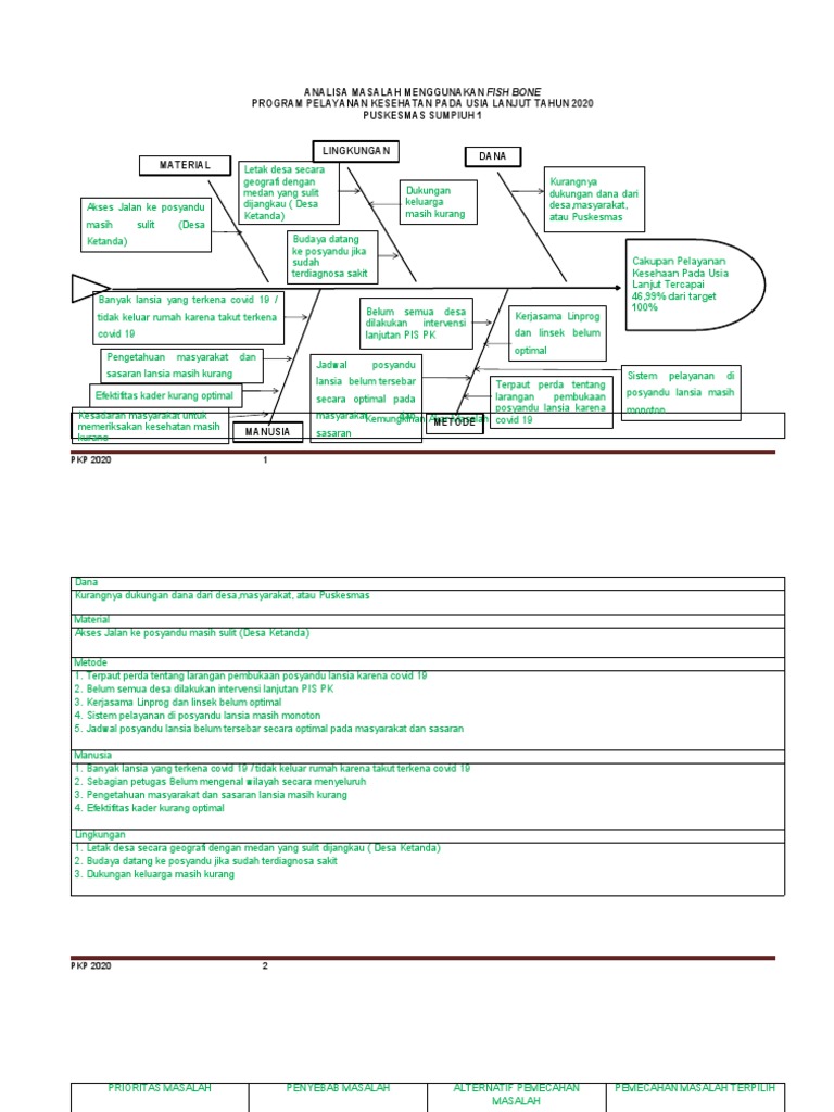 Fishbone Lansia Fix | PDF