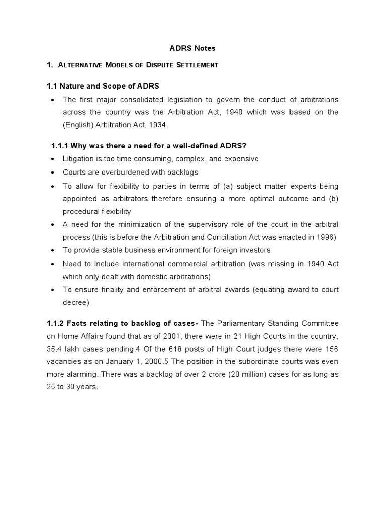 ADRS Exam Notes | PDF