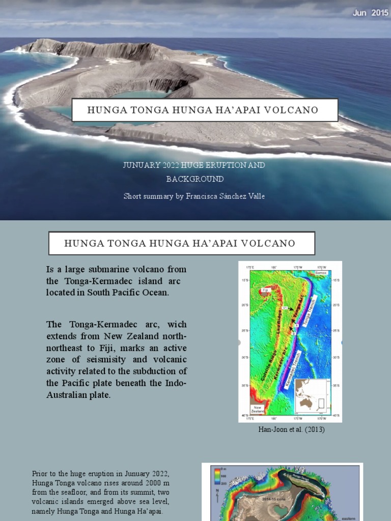 Hunga Tonga Volcano | PDF | Volcano | Types Of Volcanic Eruptions