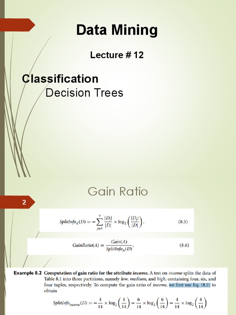 Lecture 12-Decision Tree-M | PDF