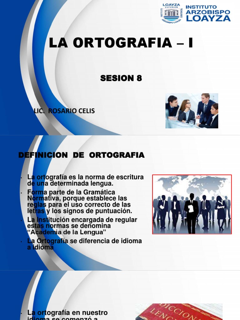 Clase 8 LA ORTOGRAFIA I | PDF
