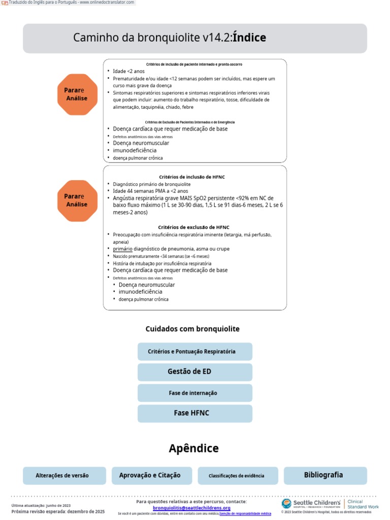 Bronchiolitis Pathway - En.pt | PDF