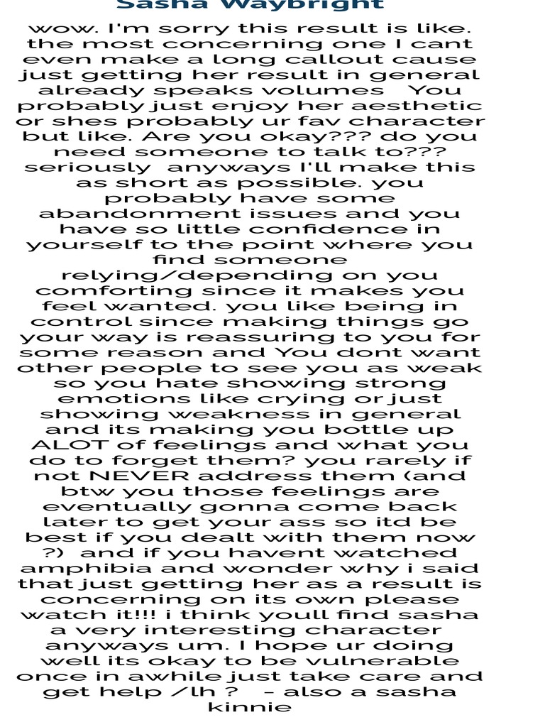 Results For Quiz Calamity Trio Kin Assignment Quiz | PDF