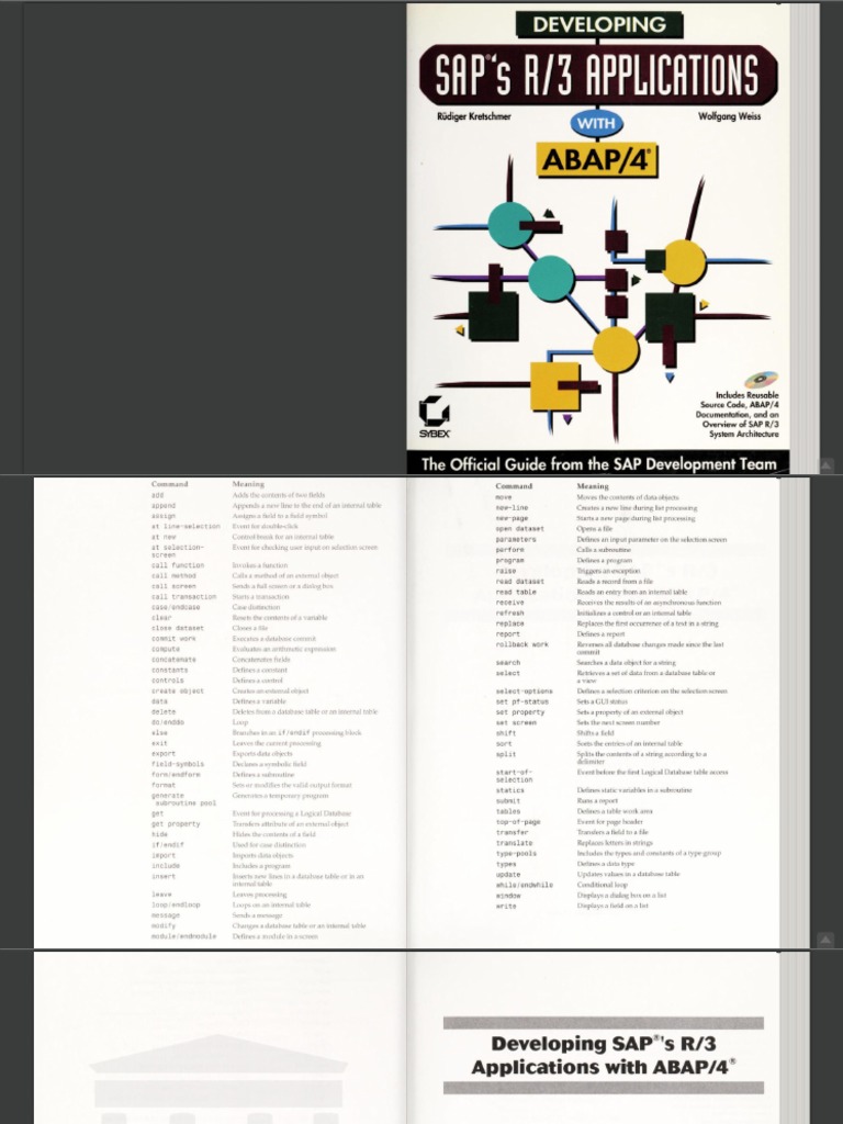 Developing SAP R3 Applications With ABAP 4 | PDF