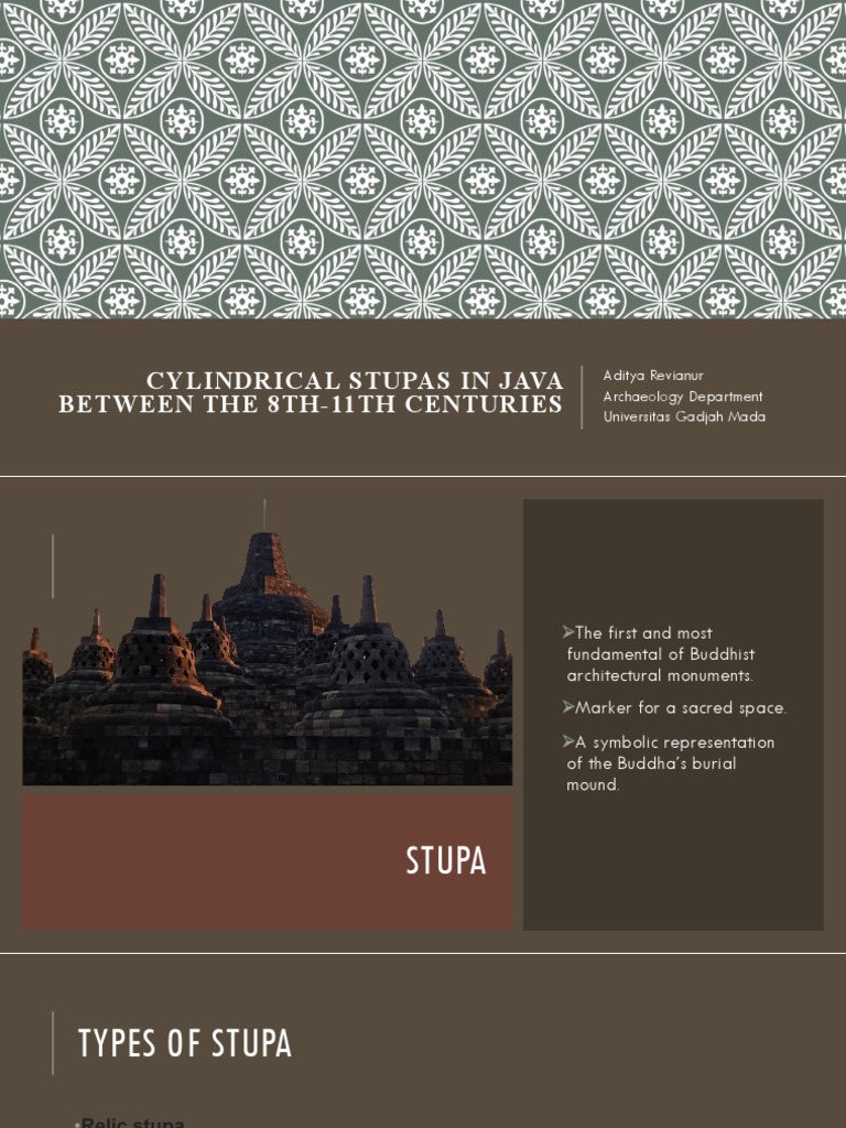 Aditya - Cylindrical Stupas in Java | PDF