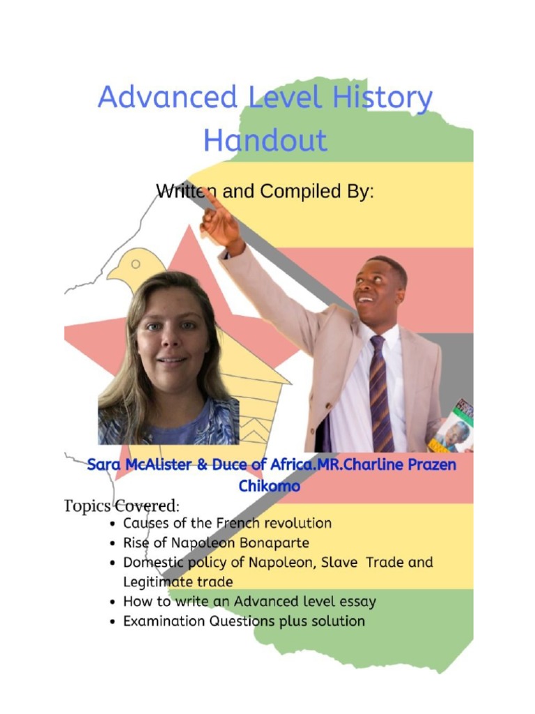 A.level History Handout Written by Duce of Africa. Mr Chikomo&Sara ...