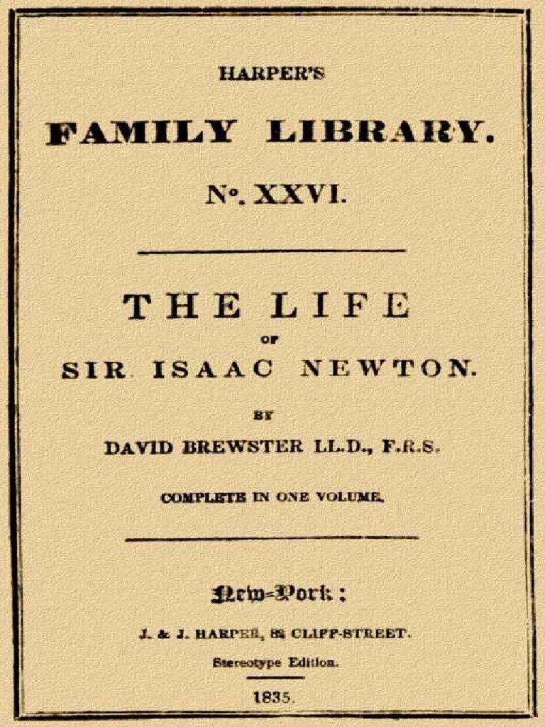 The Life of Sir Isaac Newton | PDF | Isaac Newton | Light