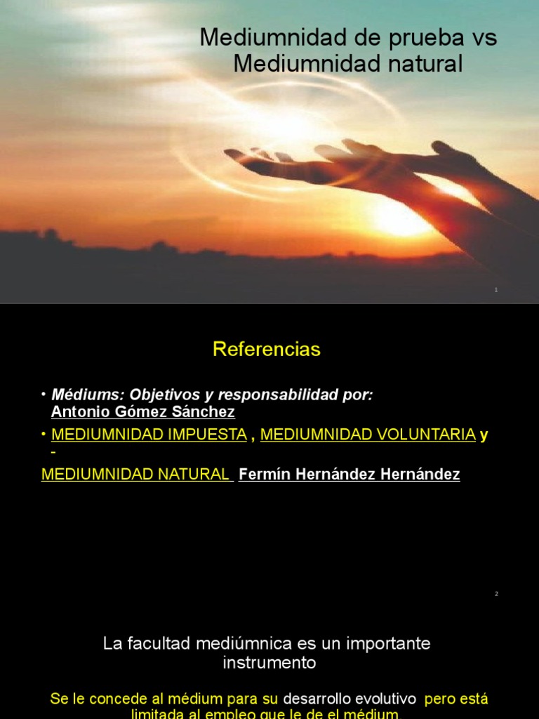 Mediumnidad de Prueba Vs Mediumnidad Natural | PDF | Mediumnidad | Karma