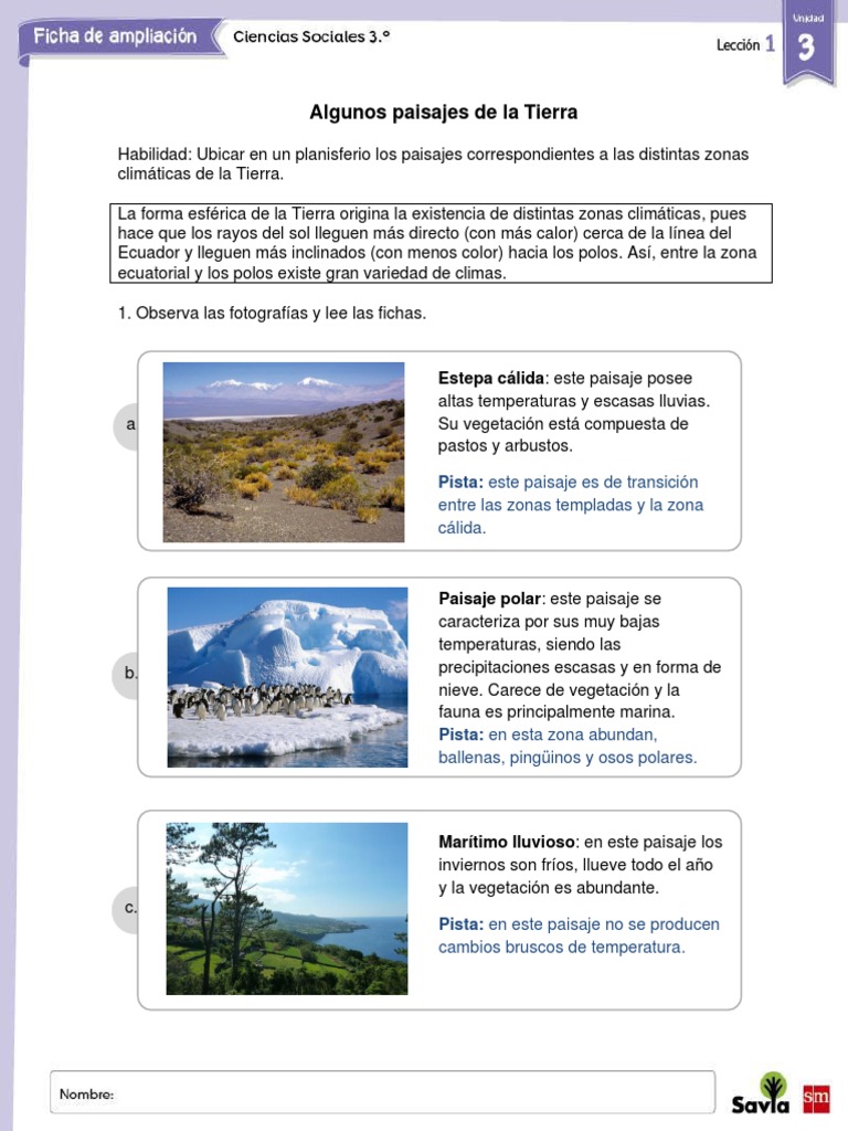 Guia Repaso 1 Zonas Climaticas | PDF | Ciencia y matemáticas