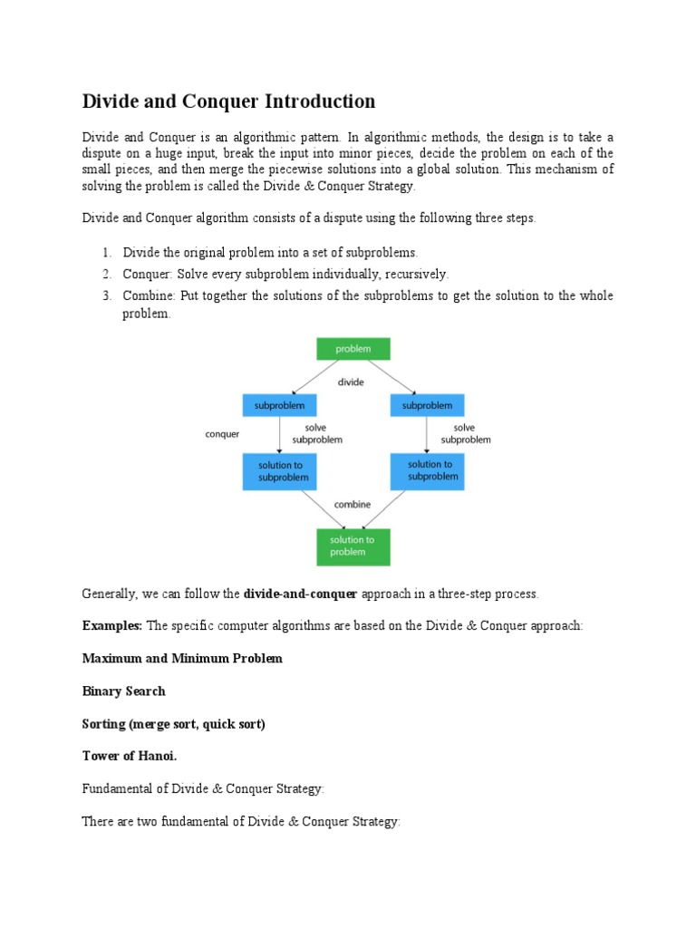 Daa Unit 2 | PDF | Computers