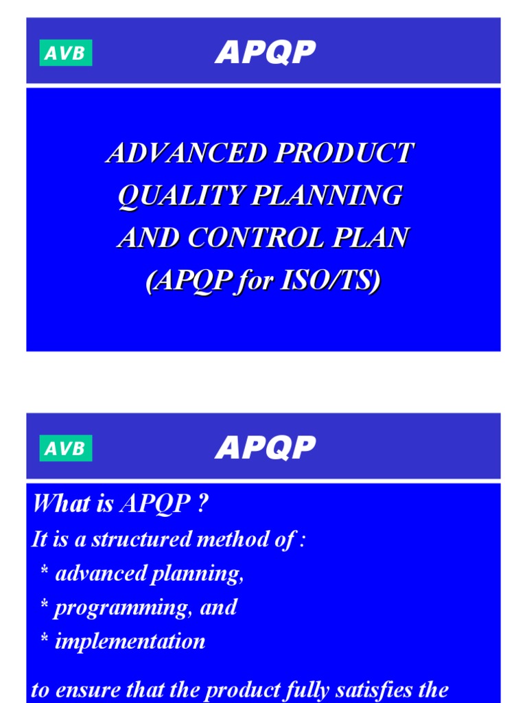 Apqp | PDF