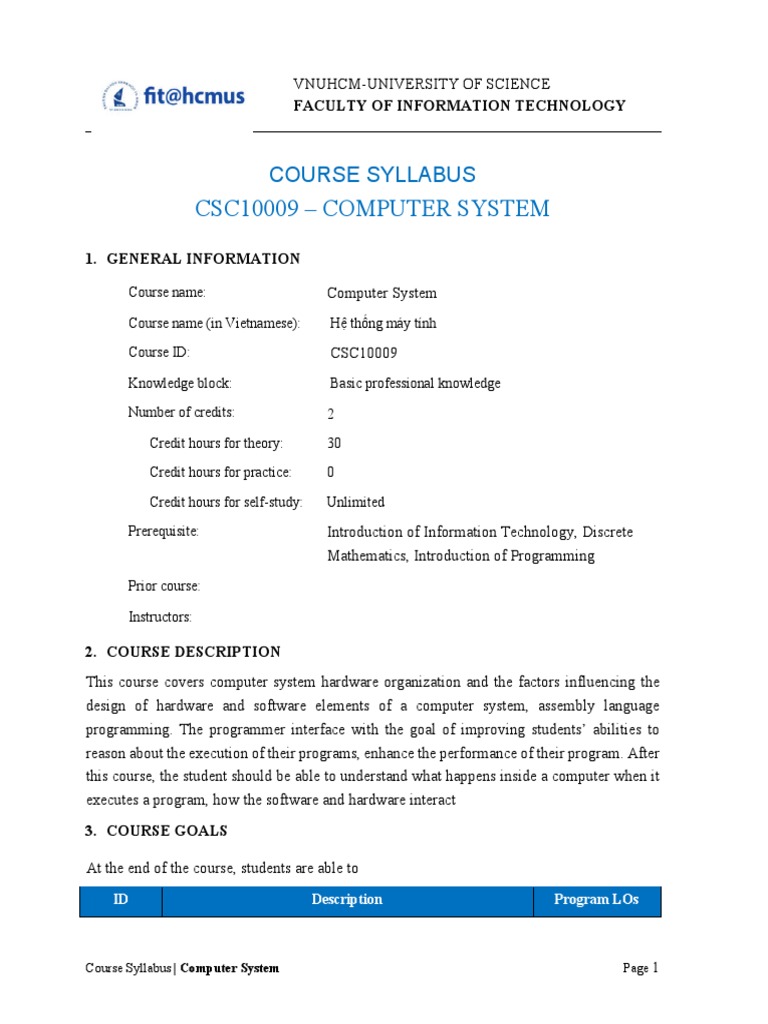 CLC CSC10009 ComputerSystem | PDF