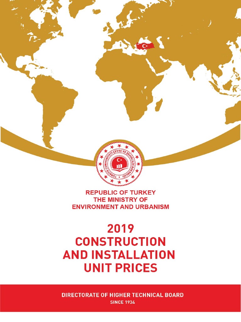 Insaat Birim Fiyatlari 2019 Ingilizce | PDF