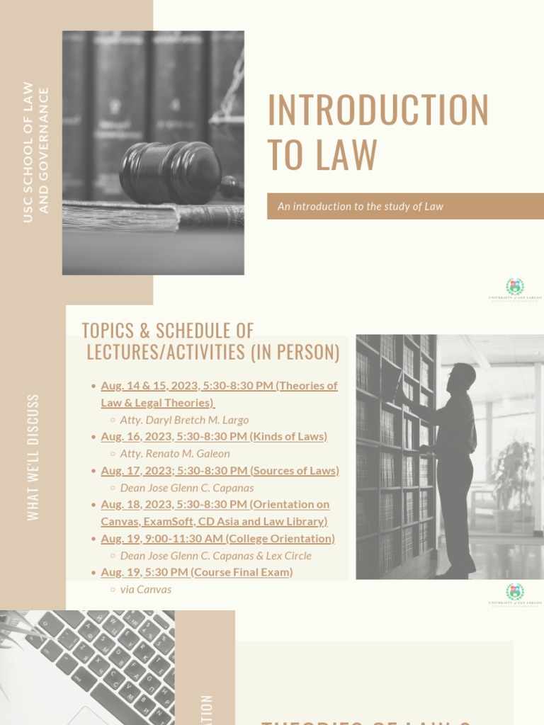 Introduction To Law | PDF