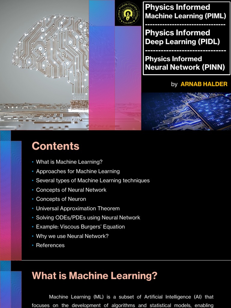 AI_Physics Informed Neural Network by ARNAB HALDER | PDF