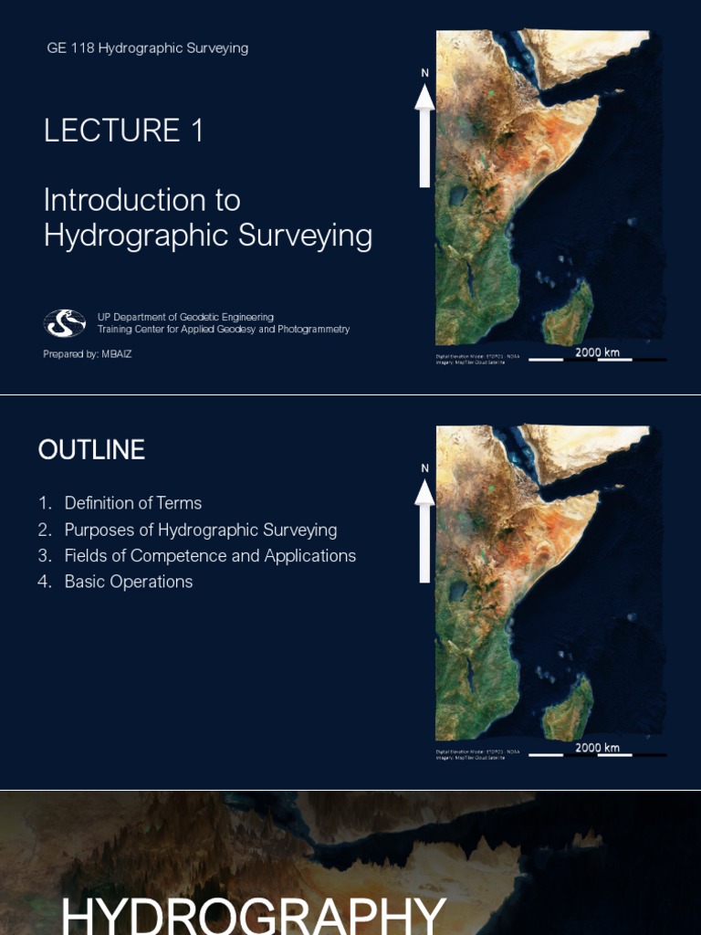 Ge 118 Lecture 1 Introduction To Hydrographic Surveying | PDF | Hydrography | Civil Engineering