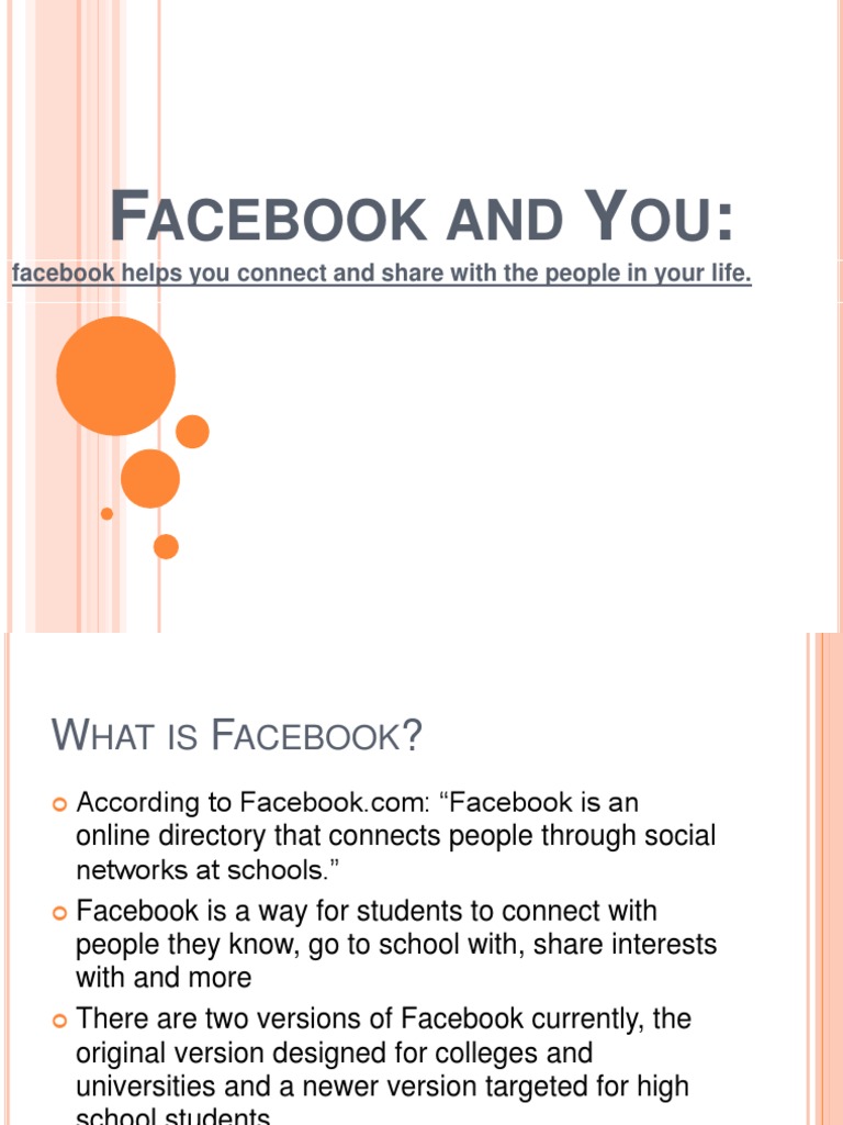 Acebook AND OU: Facebook Helps You Connect and Share With The People in ...