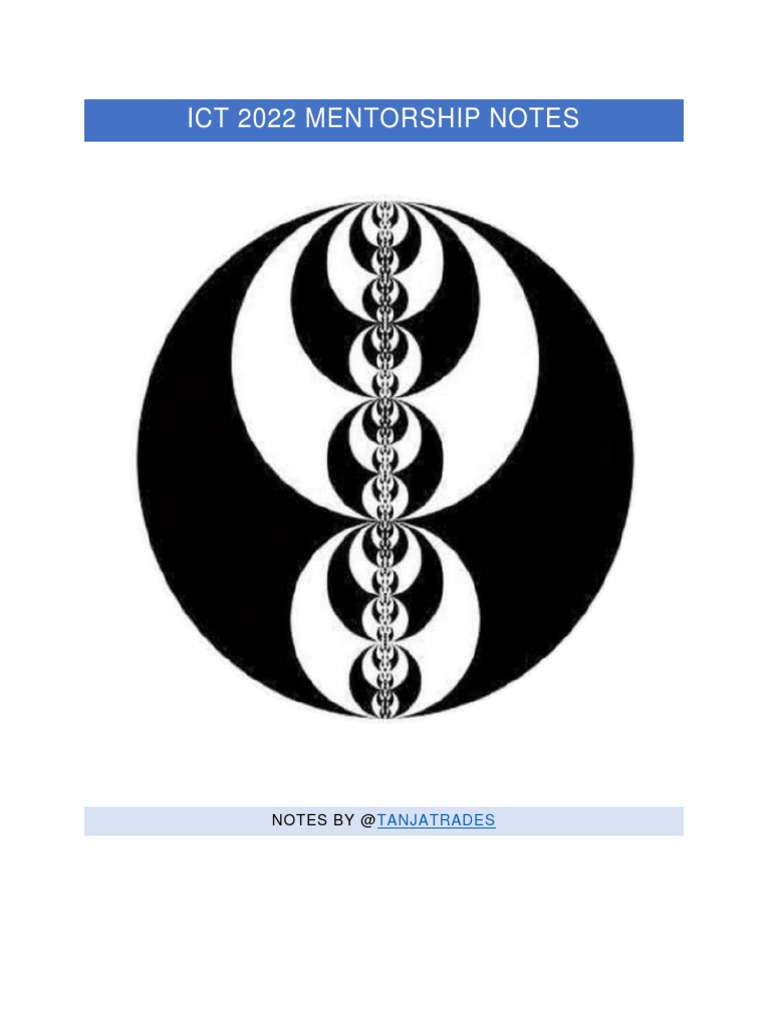 ICT 2022 Mentorship Notes TanjaTrades | PDF