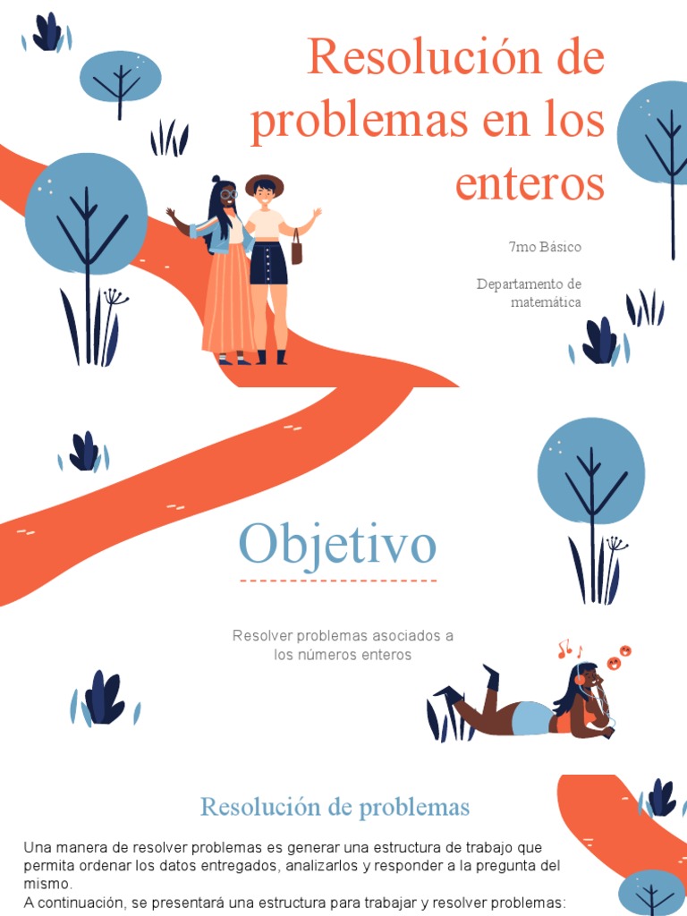 7° Básico Resolución de problemas Enteros | PDF
