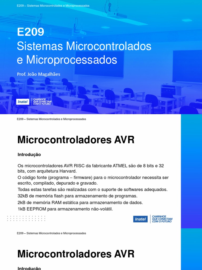Microcontroladores AVR: Arquitetura e Uso | PDF | Linguagem de ...