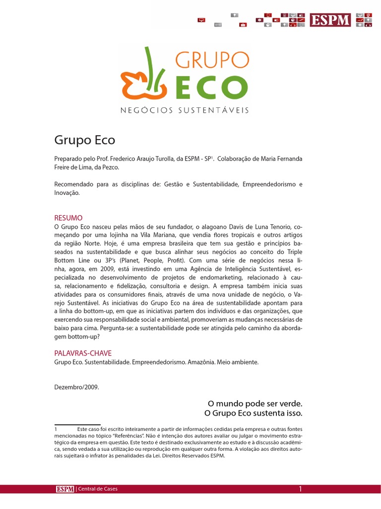 Grupo Eco | PDF
