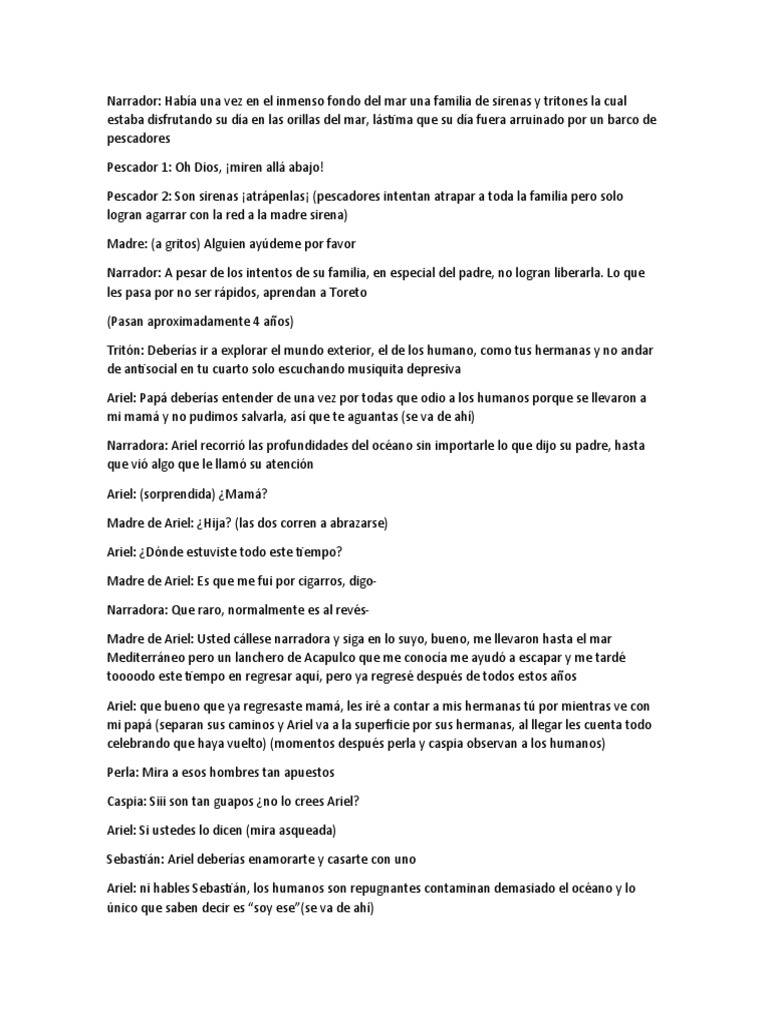 La Sirenita | PDF