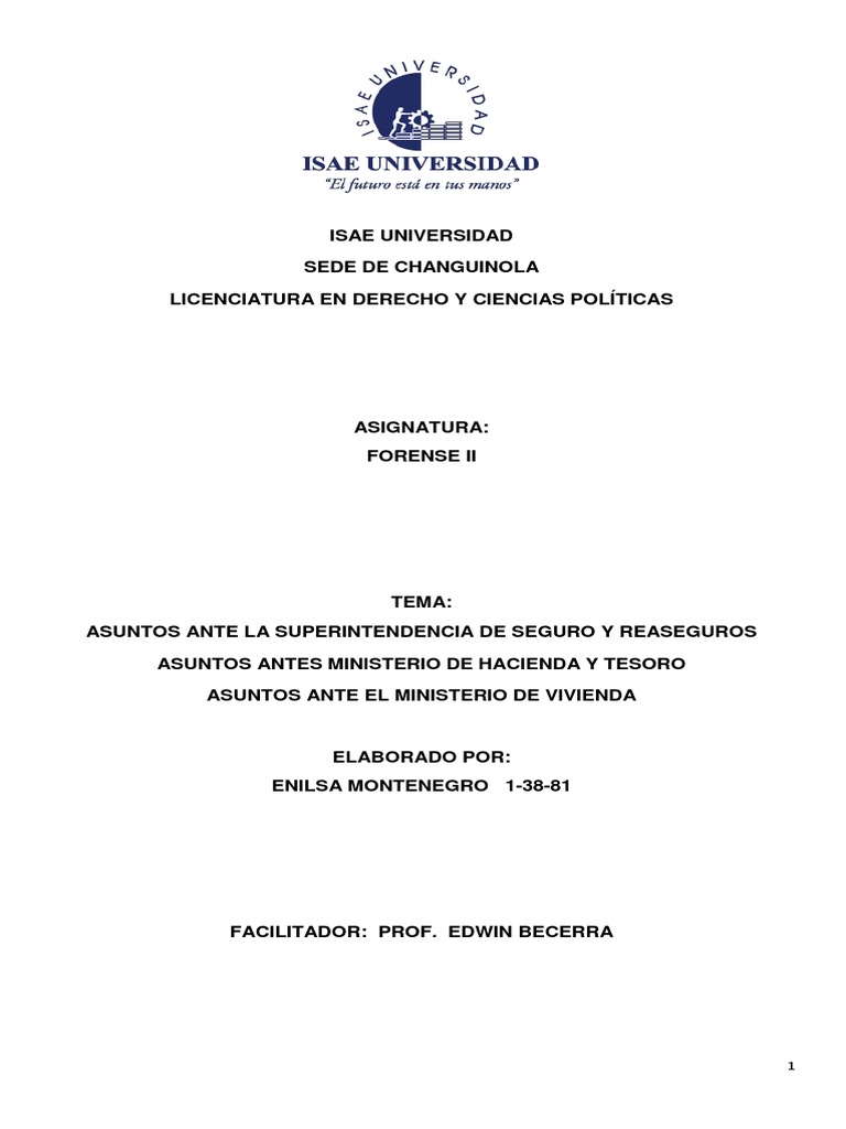 Tarea Individual | PDF | Seguro | Reaseguro