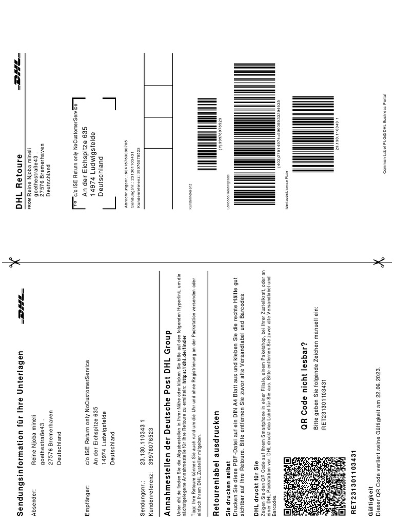 Returnlabel 39976076523 Pdf