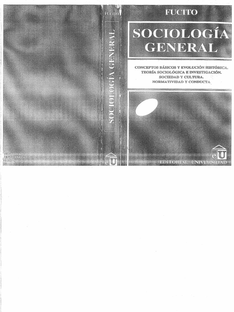 Sociología General Fucito | PDF