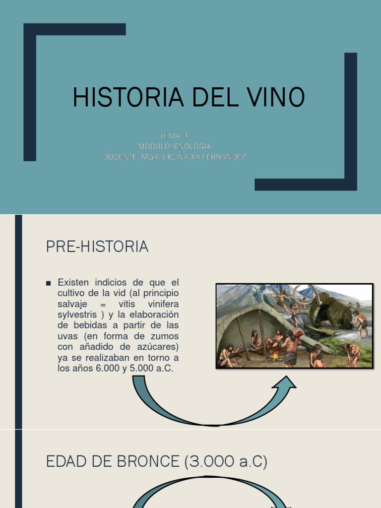 Historia del Vino: De la Prehistoria a la Edad Moderna | PDF | Vino | Vitis
