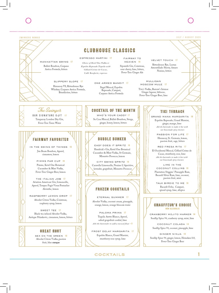 NoMad A La Carte Menu July and August 2023 | PDF | Foods | Cuisine