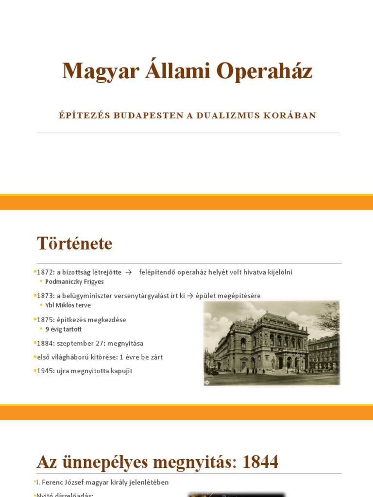 Magyar Állami Operaház | PDF