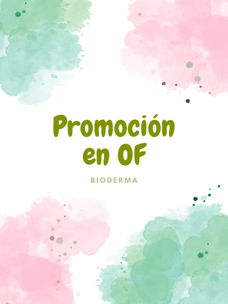 Promoción Bioderma para piel acneica | PDF | Salud y bienestar