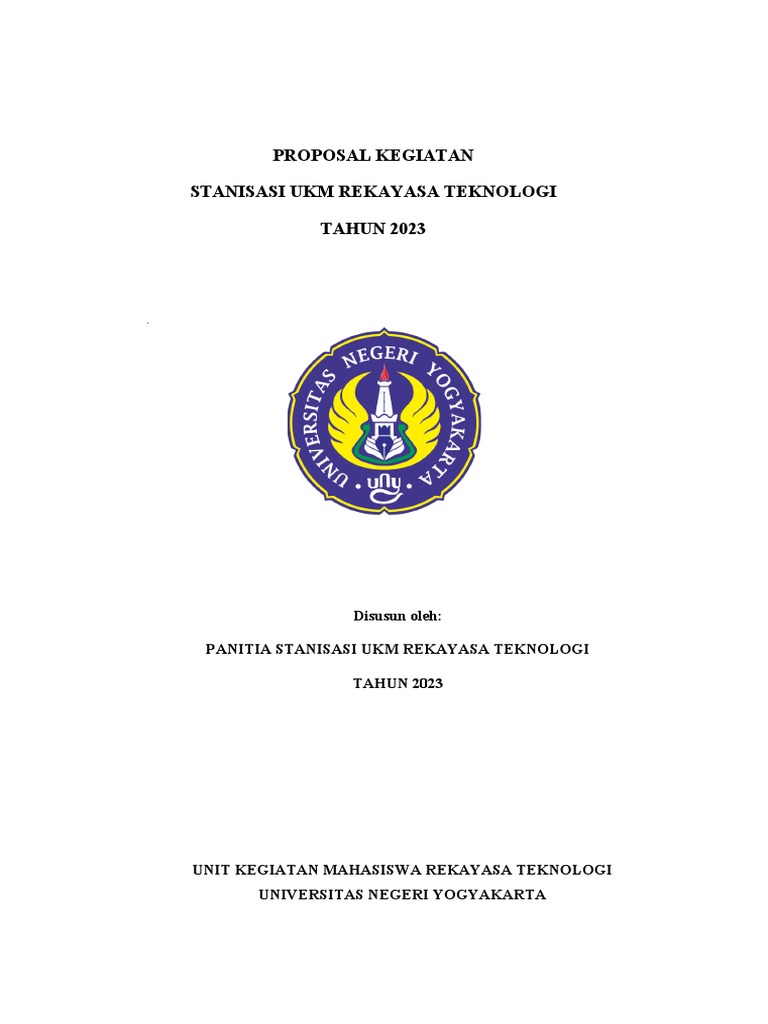 Stanisasi UKM Rekayasa Teknologi UNY 2023 | PDF