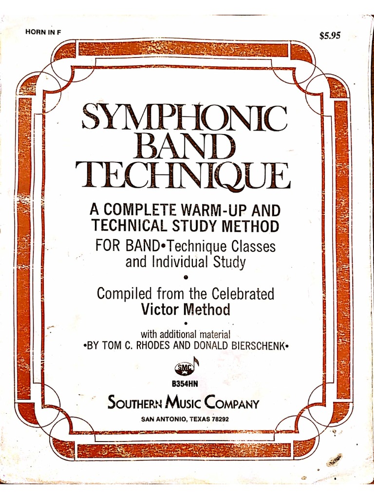 Symphonic Band Technique For Horn | PDF