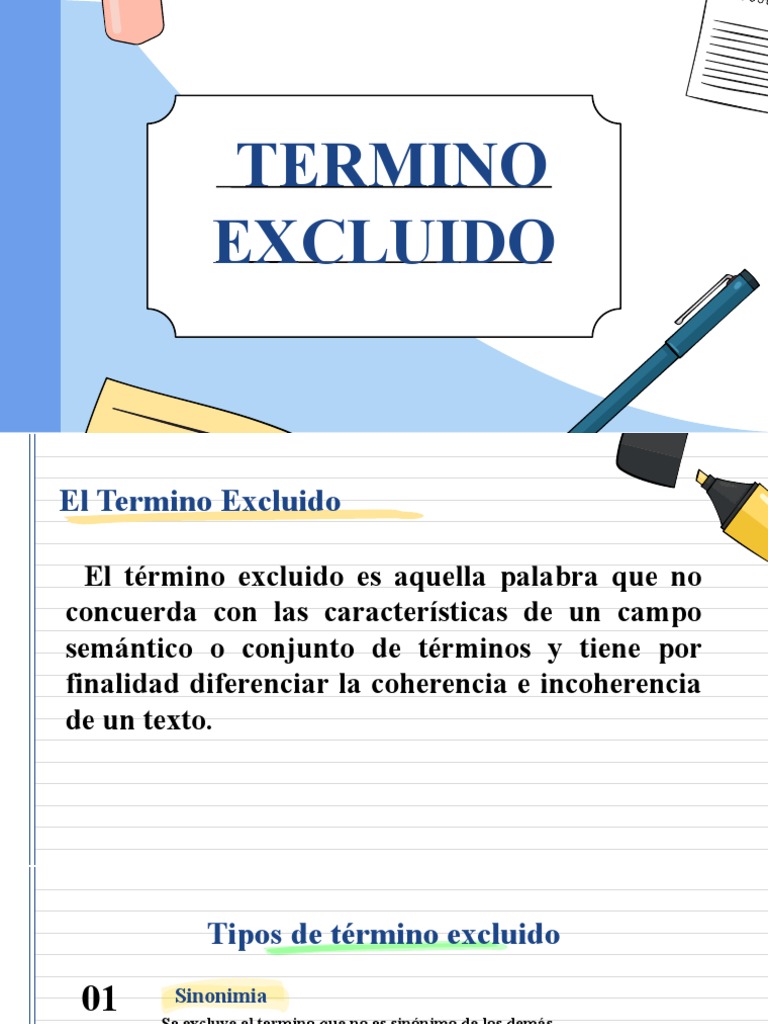 Termino Excluido | PDF | Artes del Lenguaje y Comunicación | Poesía