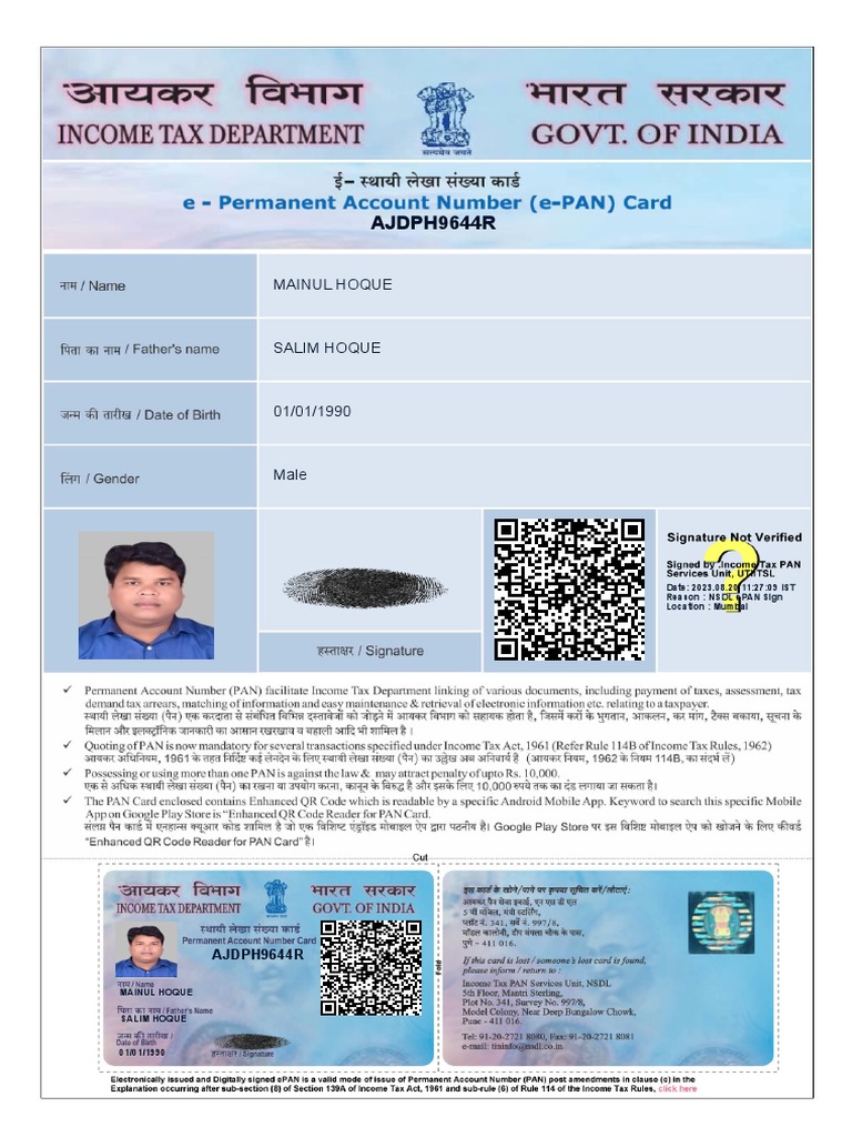 Mainul Hoque pan | PDF