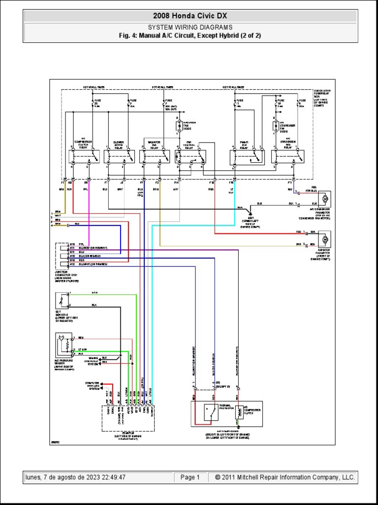 Diagrama de Honda | PDF | Technology & Engineering