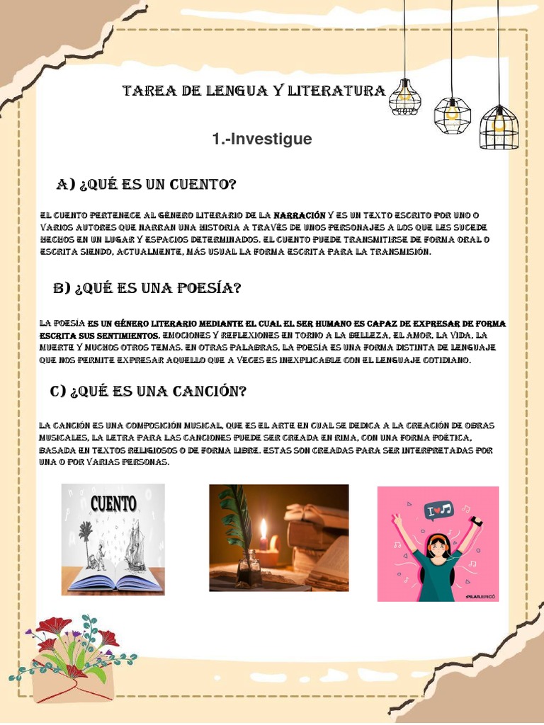 Tarea de Lenguaje | PDF