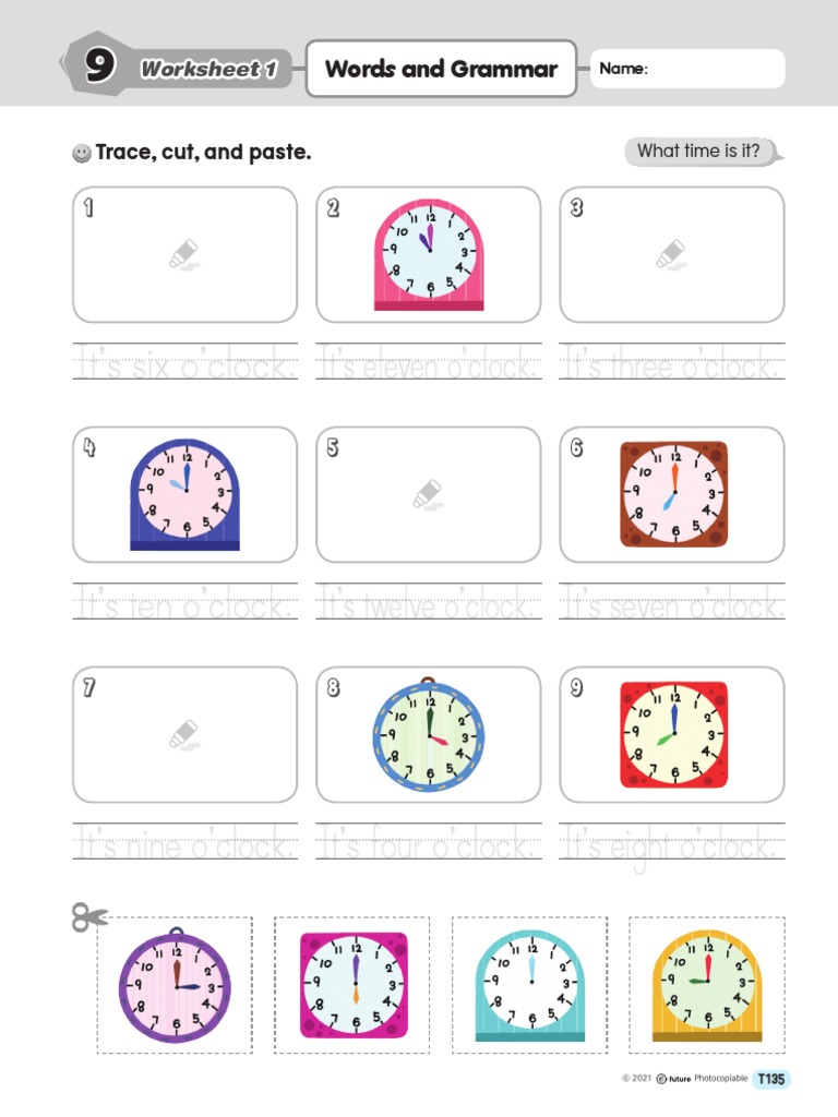 Let - S Smile 1 - Worksheet - Unit 9 | PDF