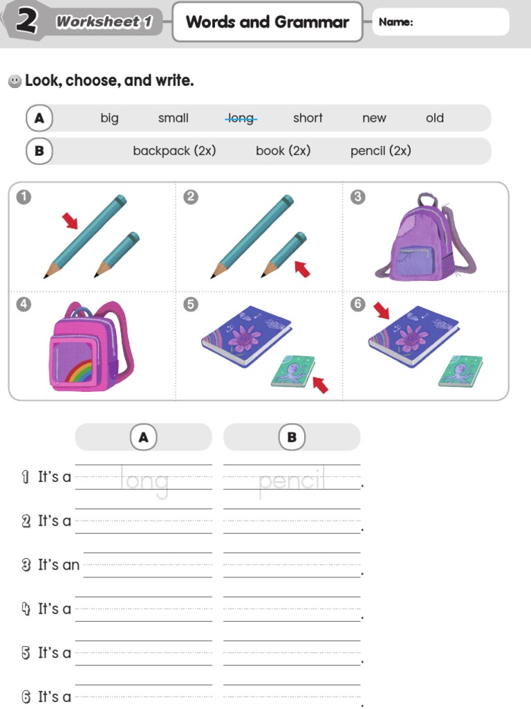 Let - S Smile 2 - Worksheet - Unit 2 | PDF